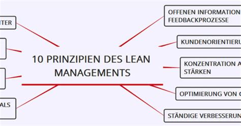 zehn Prinzipien für Lean Management Lean Management Teil 2 roXtra