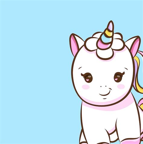 Premium Vector Cute Unicorn Illustration Vector