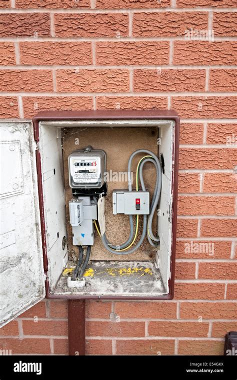 Electrical Meter Box On House