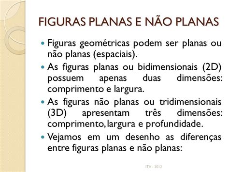 Exemplos De Figuras Planas E Não Planas Novo Exemplo
