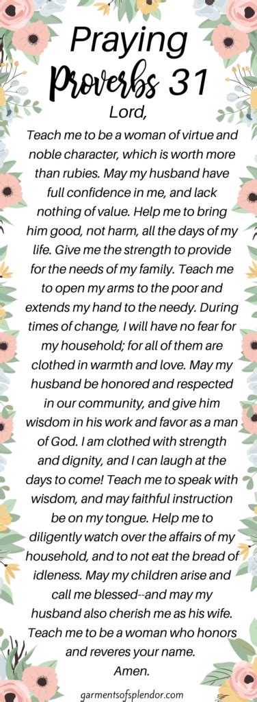 Printable Proverbs Woman