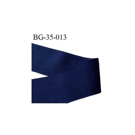 Biais sergé 35 mm semi rigide couleur bleu marine largeur 35 mm prix au