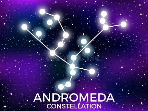 Constelaci N Del Andromeda Cielo Nocturno Estrellado Racimo De