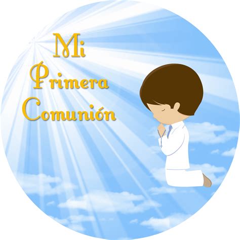 Primera Comunion Nino Imprimibles