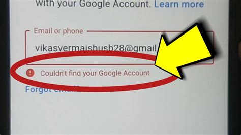 How To Fix Could Not Find Your Google Account YouTube