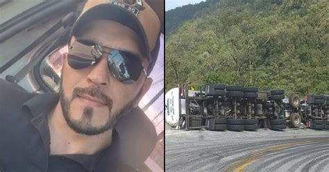 Homem morre após caminhão tombar na Serra Dona Francisca em Joinville