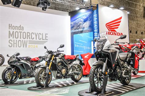 Hondaブース現地レポート巨大ガラポンやステッカープレゼントも 大阪モーターサイクルショー2024が本日3 15からスタートしました