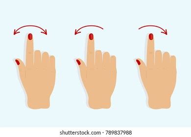 Hand Cursor Setvector Illustration Stock Vector Royalty Free