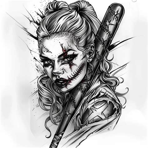 Le Coloriage Harley Quinn Pour Les Enfants Et Les Fans