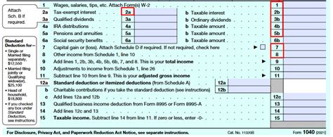 How To Calculate Taxable Social Security Form Line B