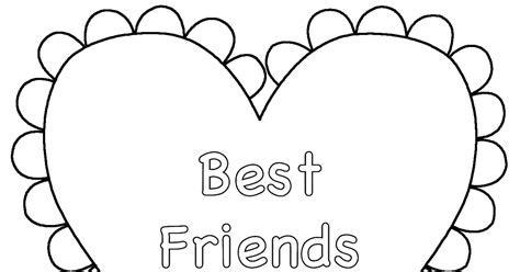 Coeur Bff A Coloriager 30000 collections de pages à colorier