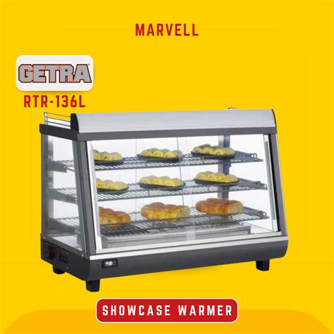 Jual SHOWCASE WARMER GETRA RTR 136L PENGHANGAT MAKANAN 2 PINTU GARANSI
