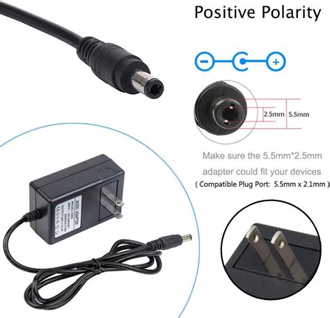 Pin Plug V A Power Supply Adapter Ft Coolm Ac V V