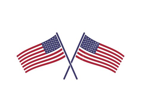 American Flag Usa Vector Art PNG Usa Flag Icon Vector Illustration