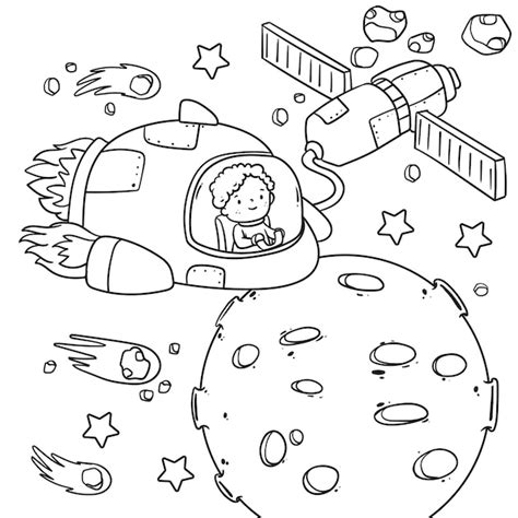 Illustration De Livre De Coloriage Vecteur Gratuite