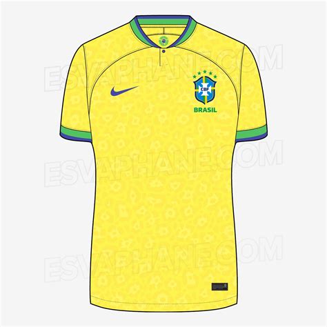 Camisas da Seleção Brasileira para Copa 2022 tem imagens oficiais