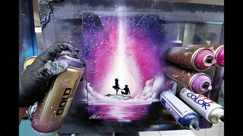 Be My Valentine SPRAY PAINT ART By Skech YouTube