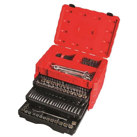 CRAFTSMAN 289 Piece Standard SAE And Metric Polished Chrome Mechanic
