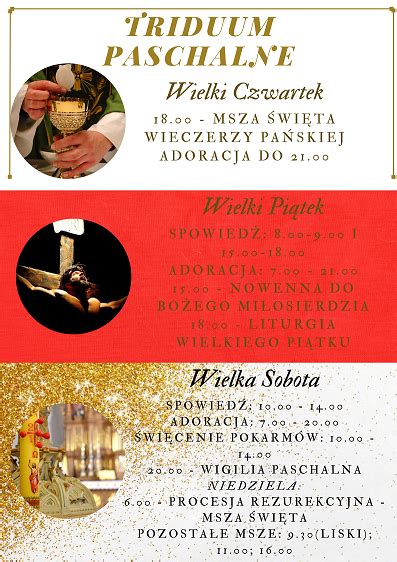 Triduum Paschalne w naszej parafii Rzymskokatolicka Parafia świętego