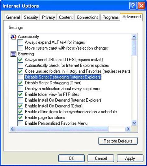 Client Side Script Debugging In ASP NET