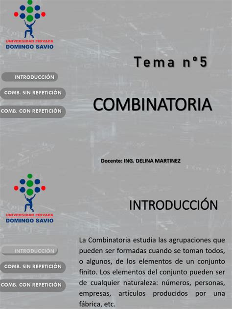 combinatoria pdf combinatoria permutación