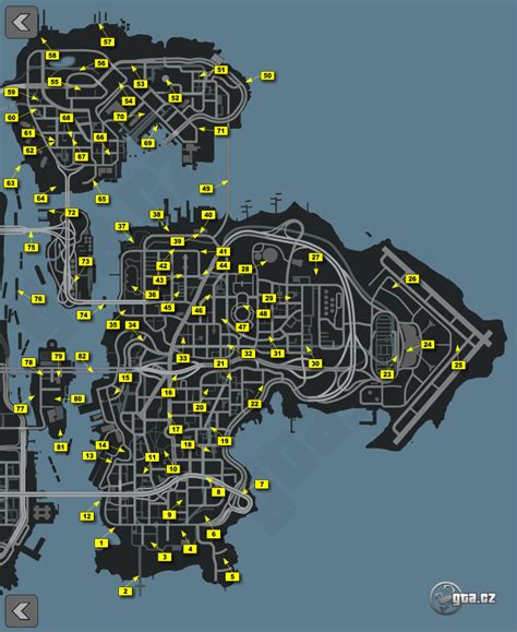 Gta 4 полная карта