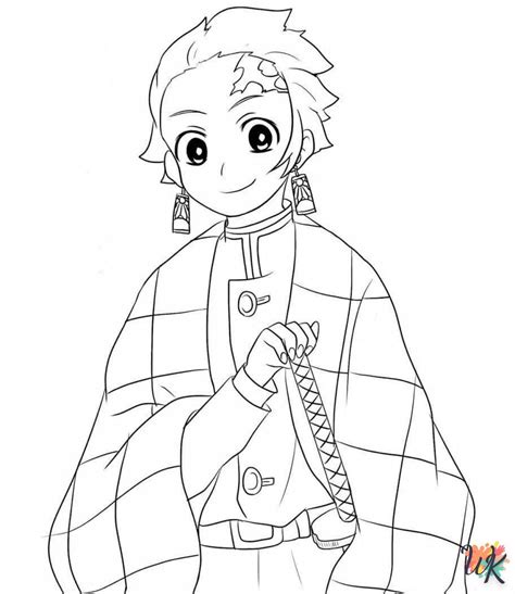 Dibujos Para Colorear Tanjiro Descarga Y Colorea Ahora