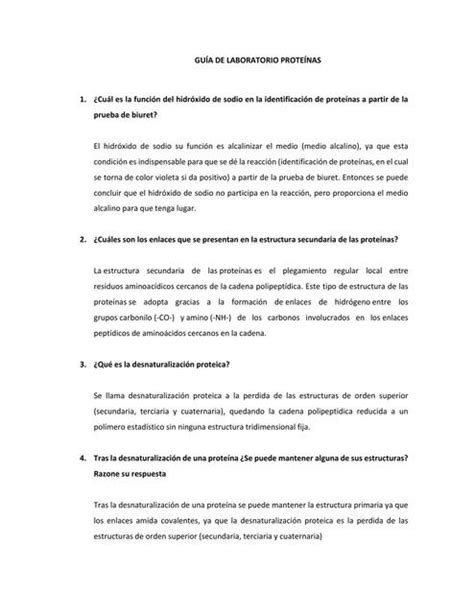 GUÍA DE LABORATORIO PROTEÍNAS Mednotes Rubi uDocz