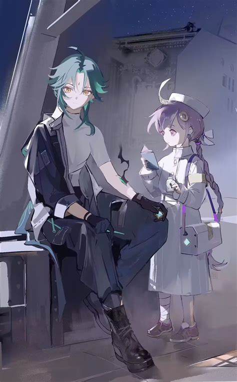 Xiao And Qiqi Genshin Impact Drawn By Qingxin Gua Yu Danbooru