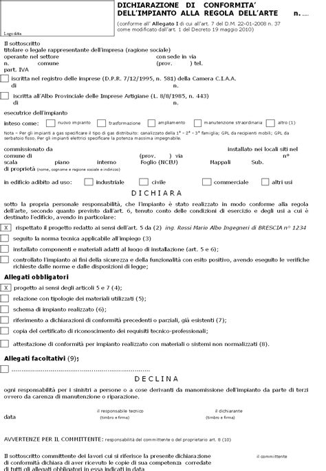La dichiarazione di conformità GT Il Giornale del Termoidraulico