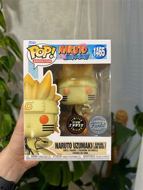 Funko pop naruto uzumaki kurama link mode glow chase фанко наруто 2
