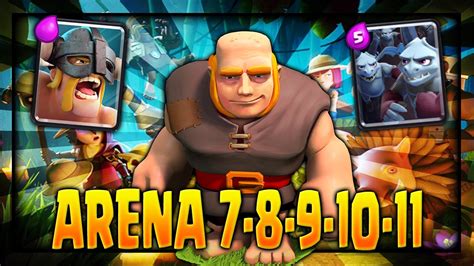 DECK CON GIGANTE E BARBARI SCELTI PER ARENA 7 8 9 10 11 Clash Royale