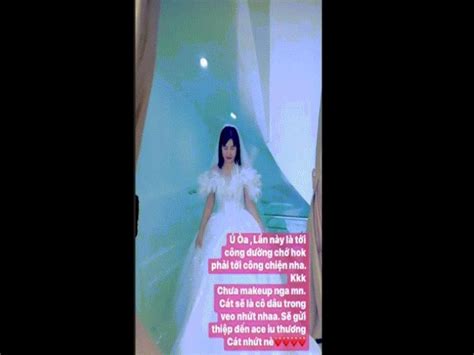 Chia tay tình trẻ kém 18 tuổi Cát Phượng đi thử váy cưới thông báo