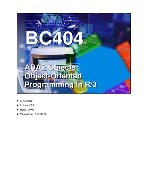 bc404 abap object oriented programming in r3 pdf software computing