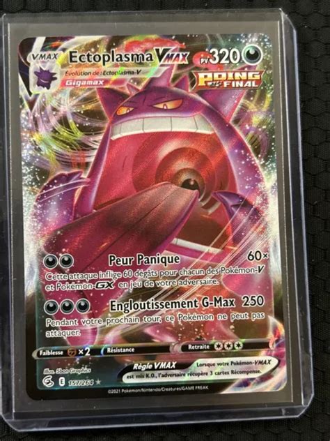 CARTE POKÉMON ECTOPLASMA VMax 157 264 EB8 Poing de Fusion NEUF Fr EUR