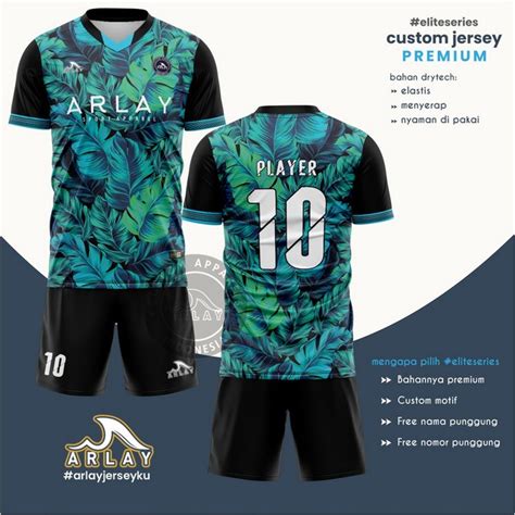 Jual ARLAY JERSEY BAHAN PREMIUM DRYTECH HALUS MENYERAP ELASTIS