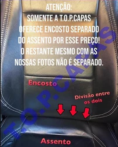Capa Banco Carro Toda Couro Fiat Uno Palio Argo Idea Siena Mebuscar