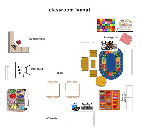 Classroom Layout Templates Edrawmax Free Editable