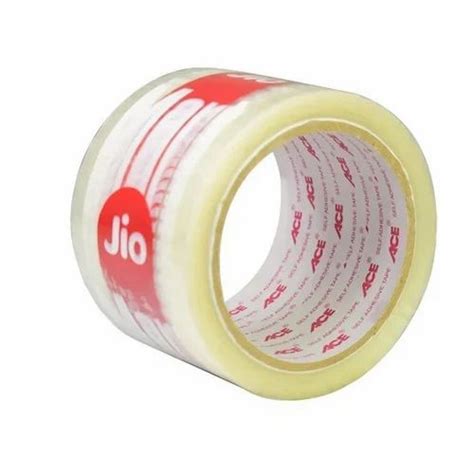 Color White Base 2 Inch Printed Self Bopp Adhesive Tape At Rs 33 41