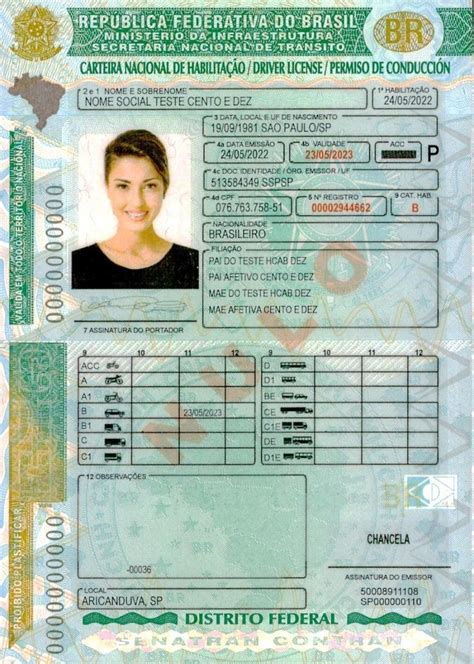 Total 103 imagem modelo da nova carteira de habilitação br