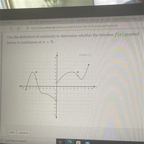 Use The Definition Of Continuity To Determine Whether The Function F X