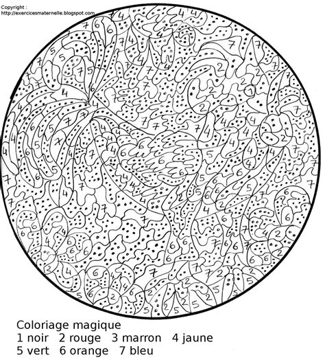 66 dessins de coloriage magique à imprimer sur LaGuerche Page 6
