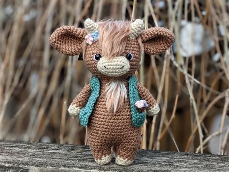 Hamish The Highland Cow Crochet Amigurumi Pattern Etsy Canada