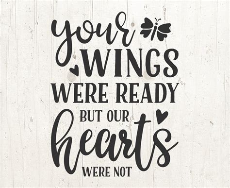 Wings Were Ready But My Heart Was Not Svg