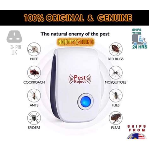 Pest Reject Ultrasonic Repeller Anti Mosquito Repellent Mouse Pest