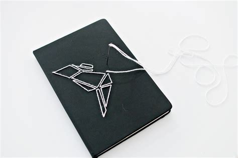 Diy Origami Embroidered Book Cover