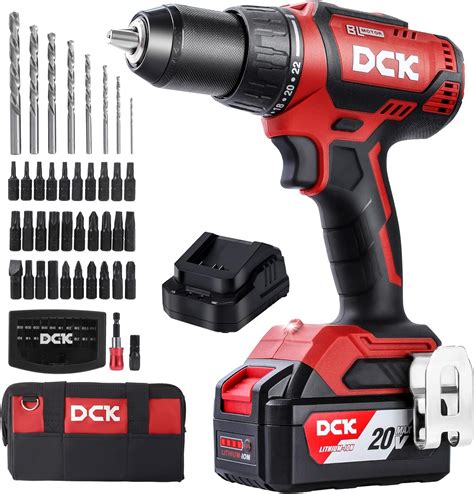 Amazon DCK Brushless Cordless Drill Set 20V Max Electric Drill