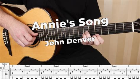 Annie S Song John Denver Fingerstyle Guitar Cover Play Along