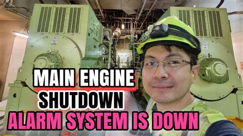 MAIN ENGINE SHUTDOWN HOW TO RESET ALARM MONITORING SYSTEM MARINE