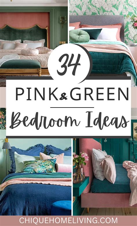 34 Stunning Pink And Green Bedroom Ideas Blue And Pink Bedroom Pink